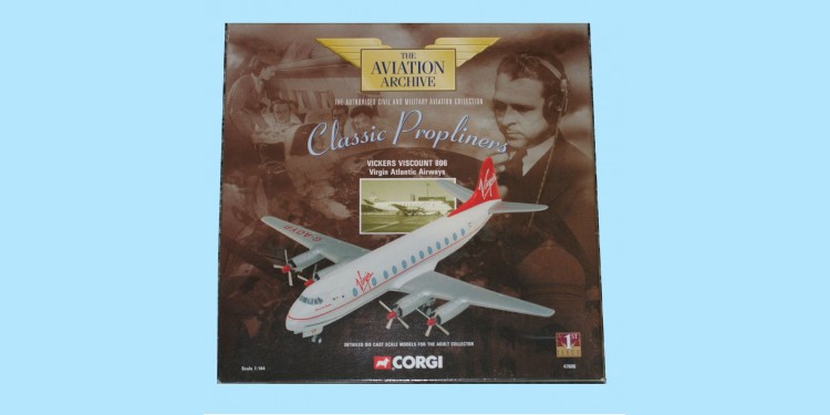 CORGI AVIATION: AA47606 VICKERS VISCOUNT 806 - VIRGIN ATLANTIC