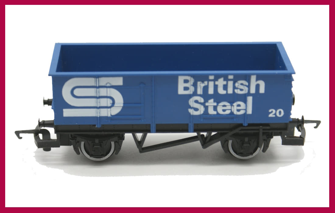 HORNBY RAILWAYS: R211 - OPEN WAGON - BRITISH STEEL - MINT