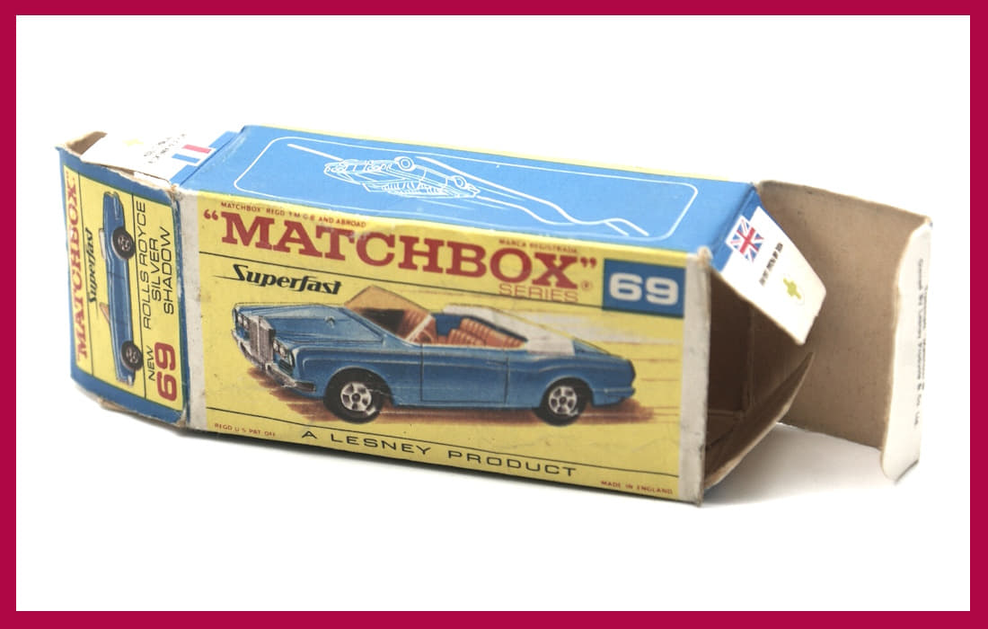 MATCHBOX SUPERFAST: 269A - ROLLS ROYCE SILVER SHADOW - METALLIC BLUE ...