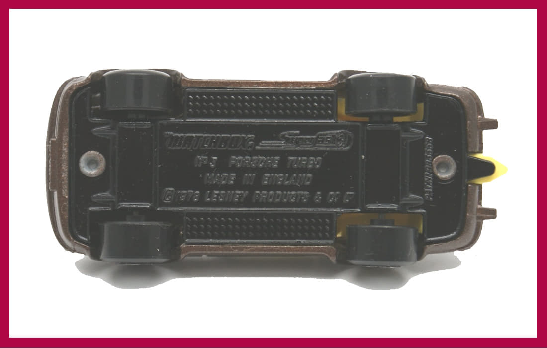 MATCHBOX SUPERFAST: 03C - PORSCHE TURBO - BROWN - MINT - BOX K