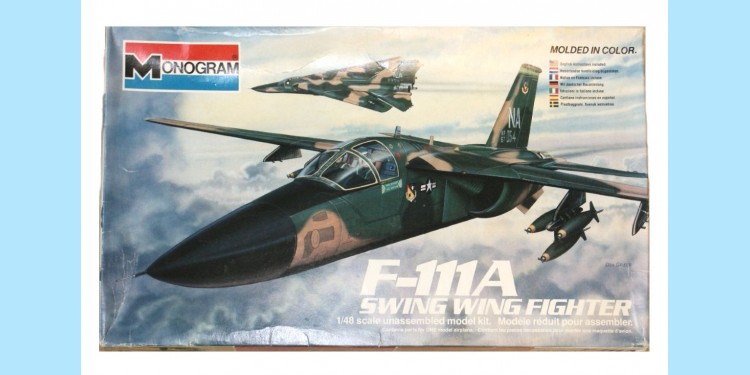 MONOGRAM: 5804 F-111A SWING WING FIGHTER 1:48 - ORIGINAL BOX - SEALED